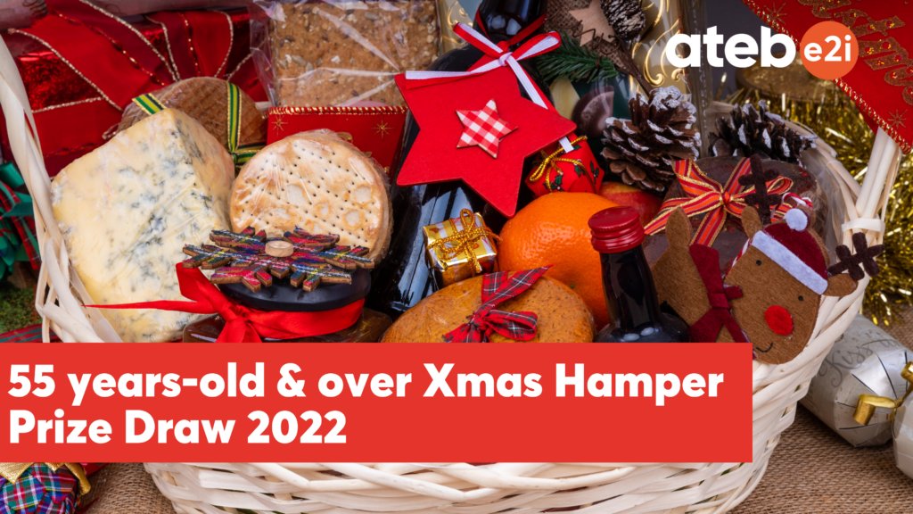 55 years-old or Over: Christmas Hamper Prize Draw 2022 - ateb