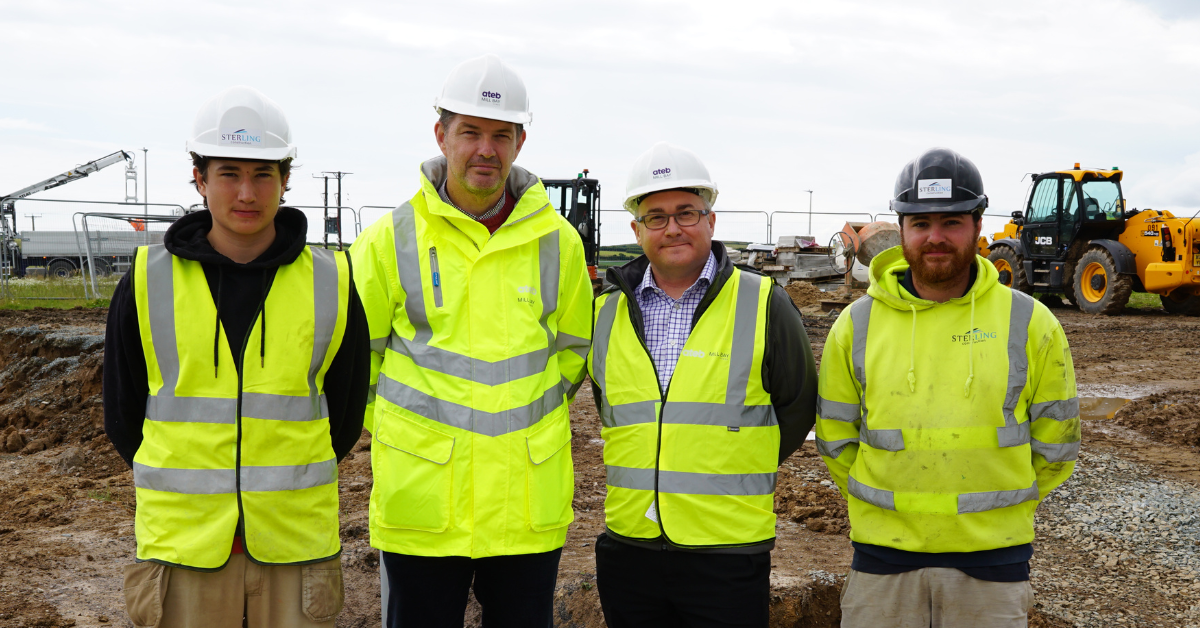 Work begins on 11 new ateb homes in Jameston - ateb