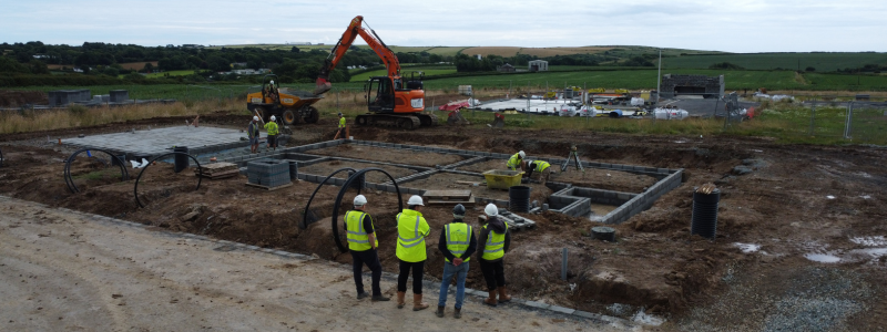Work begins on 11 new ateb homes in Jameston - ateb