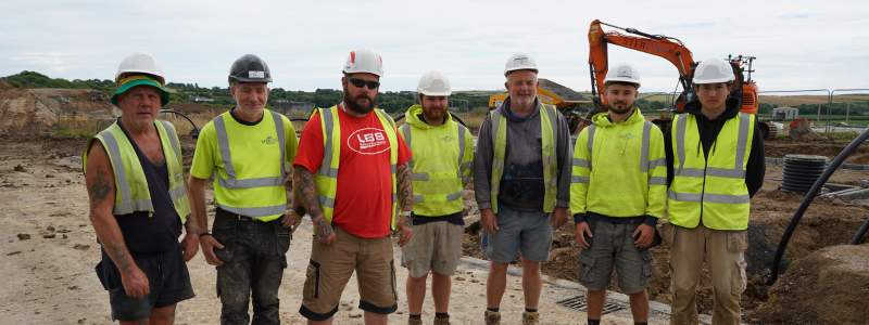 Work begins on 11 new ateb homes in Jameston - ateb