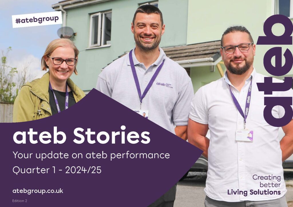 Hear the latest ateb Stories and Performance Information
